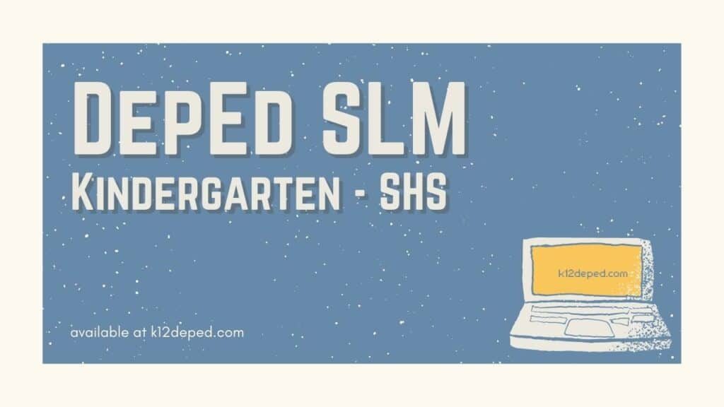 Grade 3 Self-Learning Modules - K12DepEd Grade 3 Self-Learning Modules - K12DepEd
